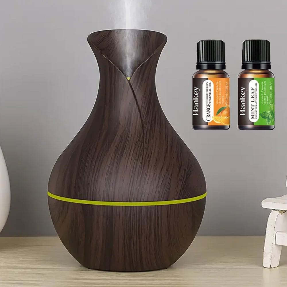 BRJSQ 300ml Humidifier for Bedroom Office Cool Mist Diffuser with ...