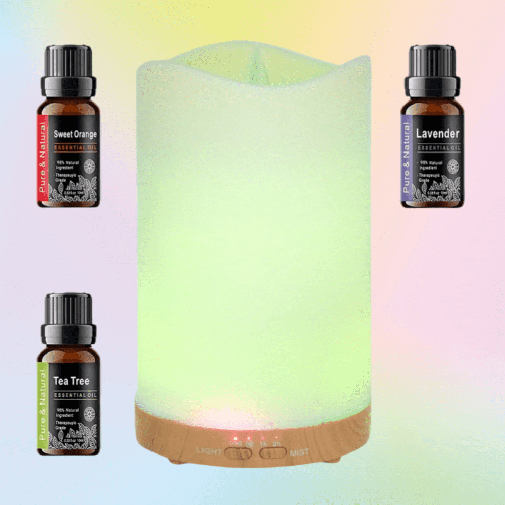 BRJSQJP Aromatherapy Fragrant Oil Humidifier Aroma Diffuser Ultrasonic ...