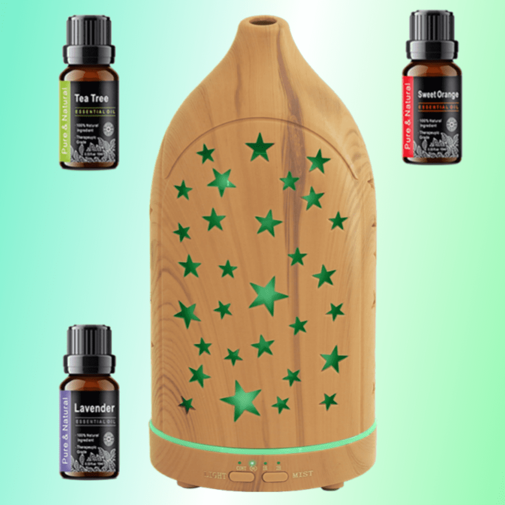 BRJSQJP Star Aroma Diffuser USB Rechargeable Timer 200ML Fragrance ...