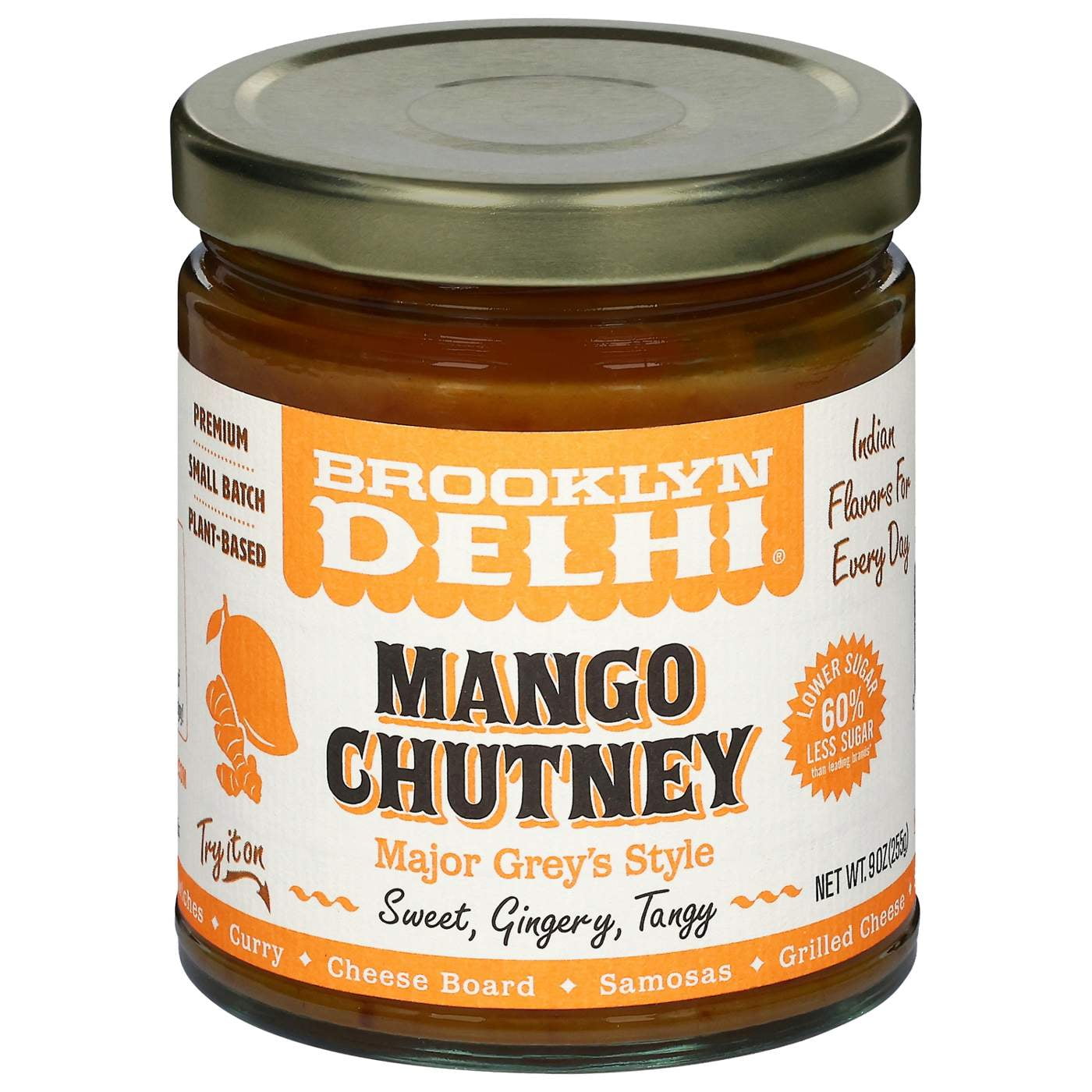 Brooklyn Delhi Major Grey's Style Mango Chutney 2 PACK - Walmart.com