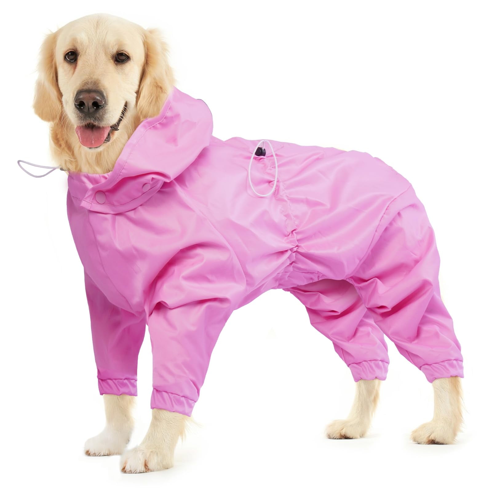 BRKURLEG Dog Raincoat, 4 MSF2 Legs Dog Rain Jacket, Waterproof ...
