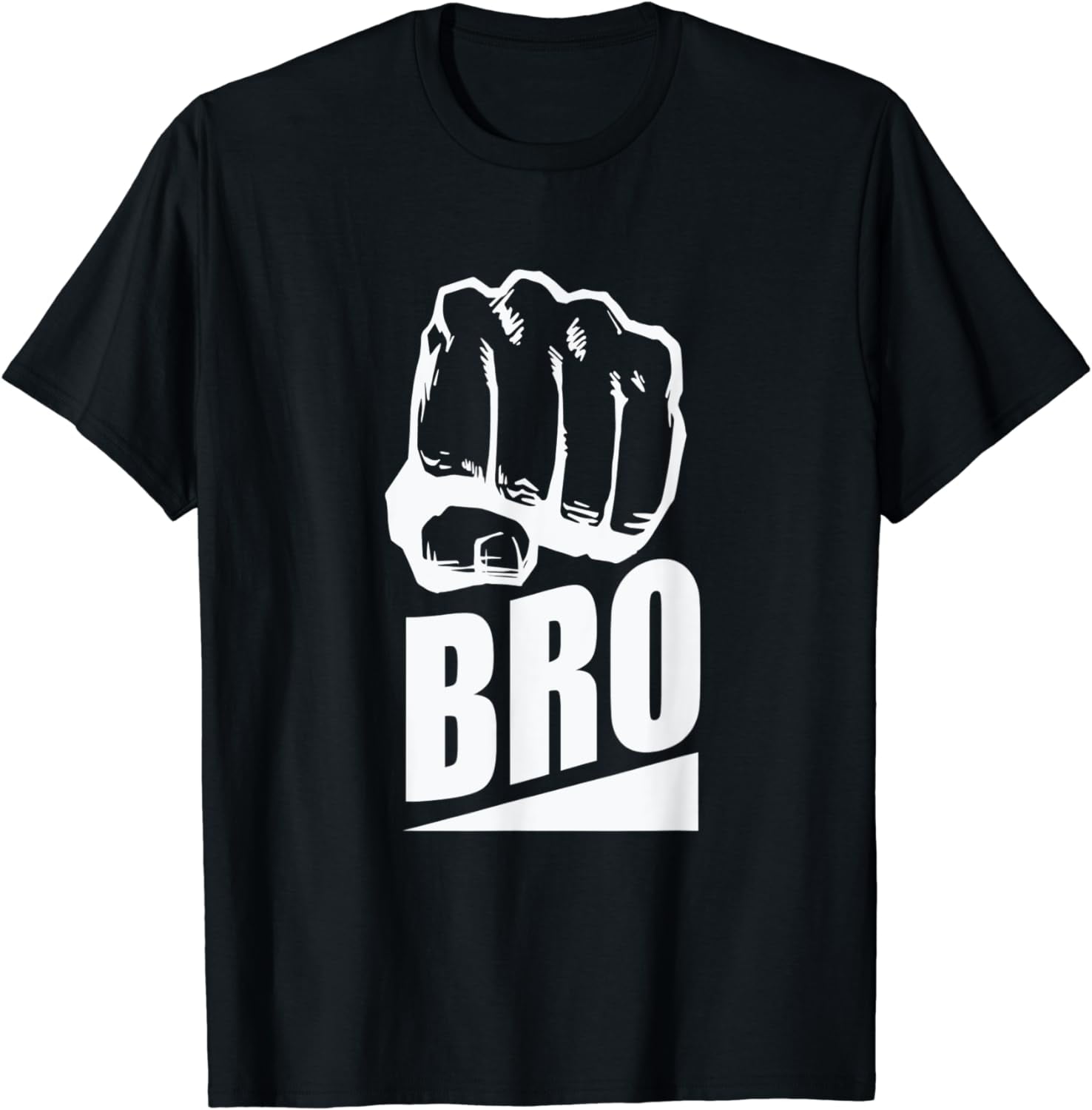 BRO Brother Safe Greeting Fist Bump T-Shirt - Walmart.com