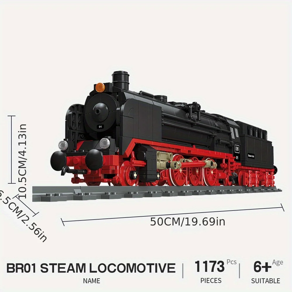 BRO1 Locomotive CN5700 GWR Steam Train Railway Express Modular Bricks ...