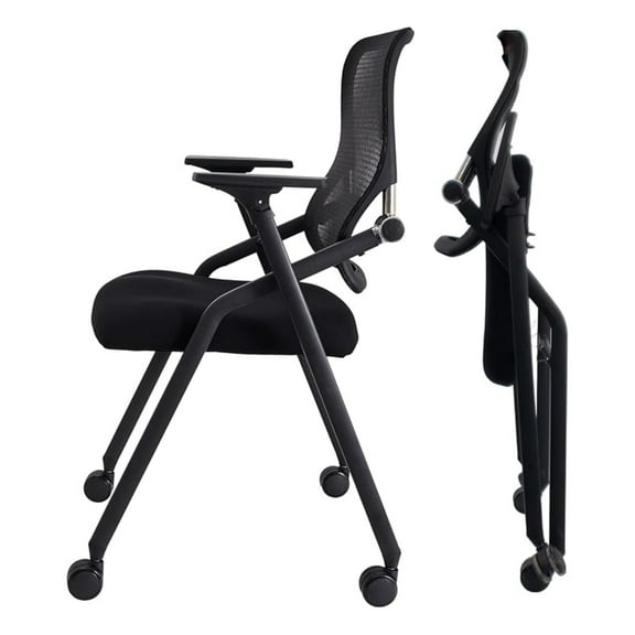 40 Pack Folding Office Chair Stackable Conference Room Chairs with ...