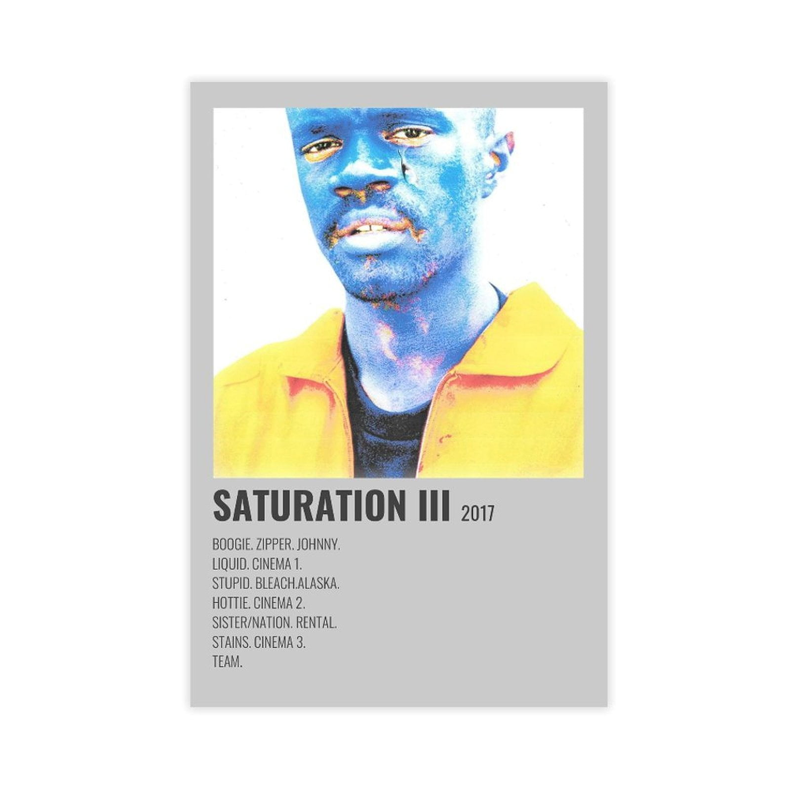 BROCKHAMP-TON Saturation III Posters Art Print Bedroom Decor for Wall ...