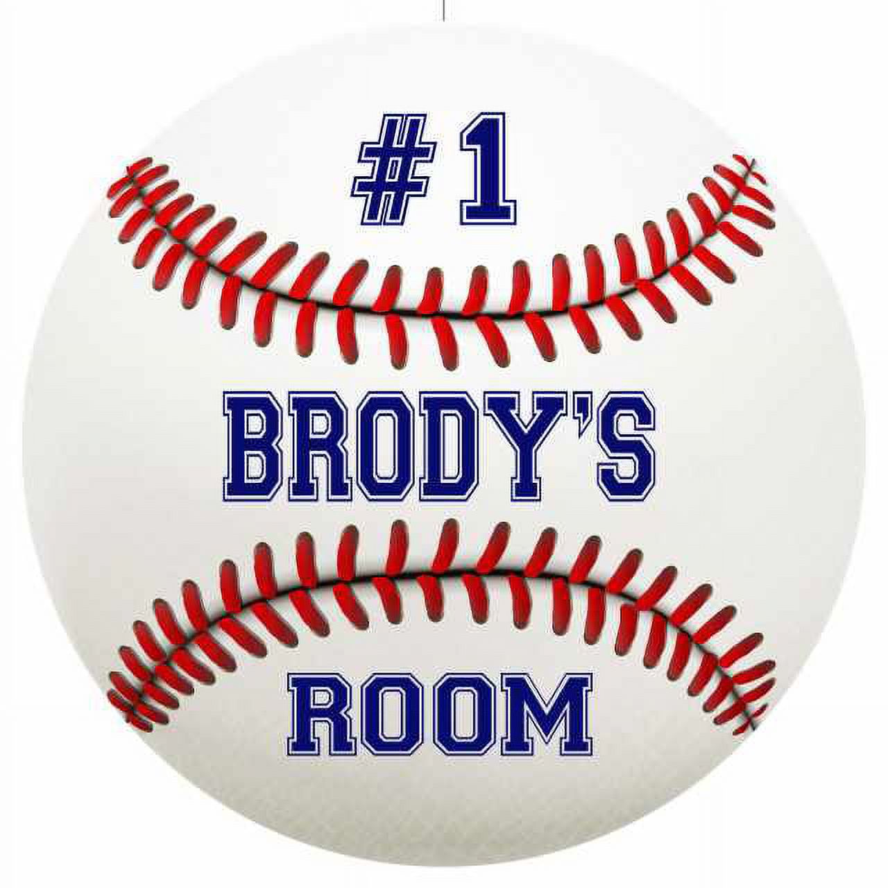 BRODY'S Bedroom 14" Round Metal Sign Boys Room Wall Decor Gift ...
