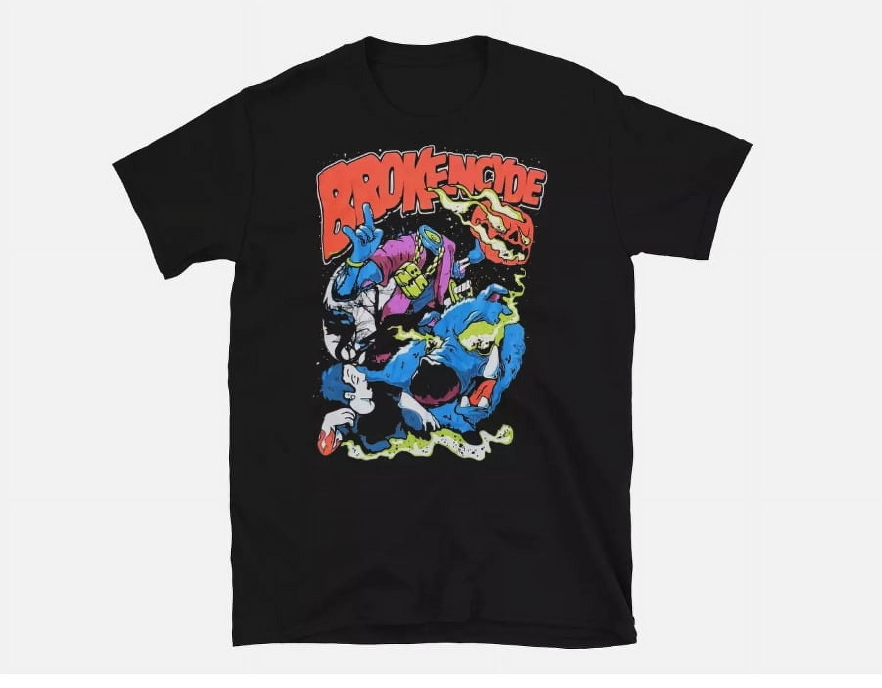 BROKENCYDE Headlesss Horseman Halloween Crunkcore Scene Band T-Shirt ...