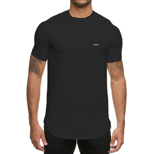 BROKIG Mens BOLD Gym Workout Shirt, Casual-Fit Lightweight Muscle T ...