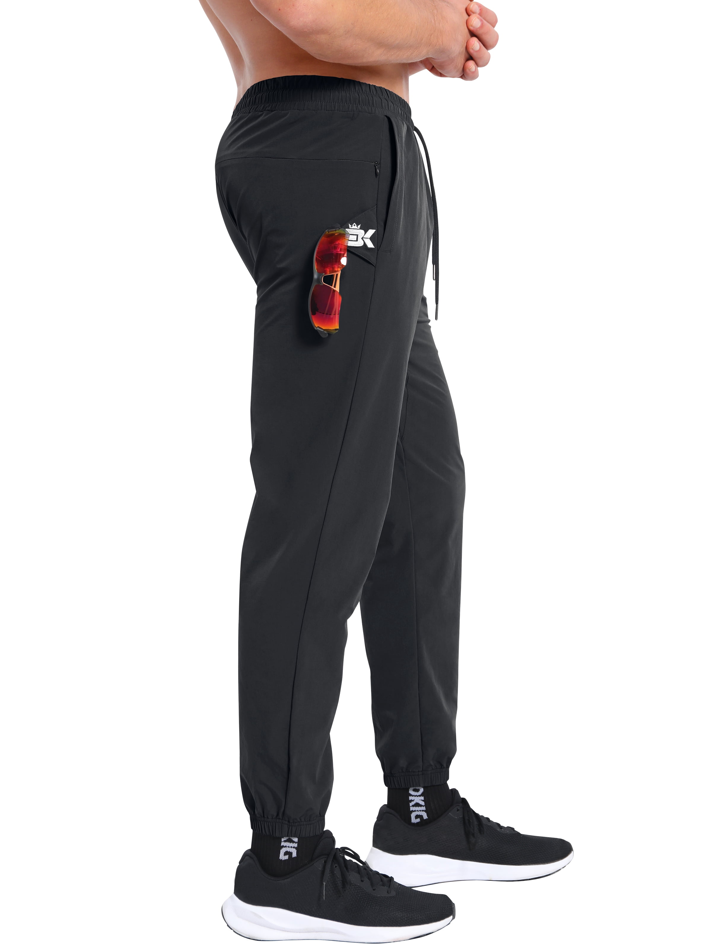 BROKIG Mens TrianLoop Gym Joggers, Lightweight Casual Fit Sport Track ...
