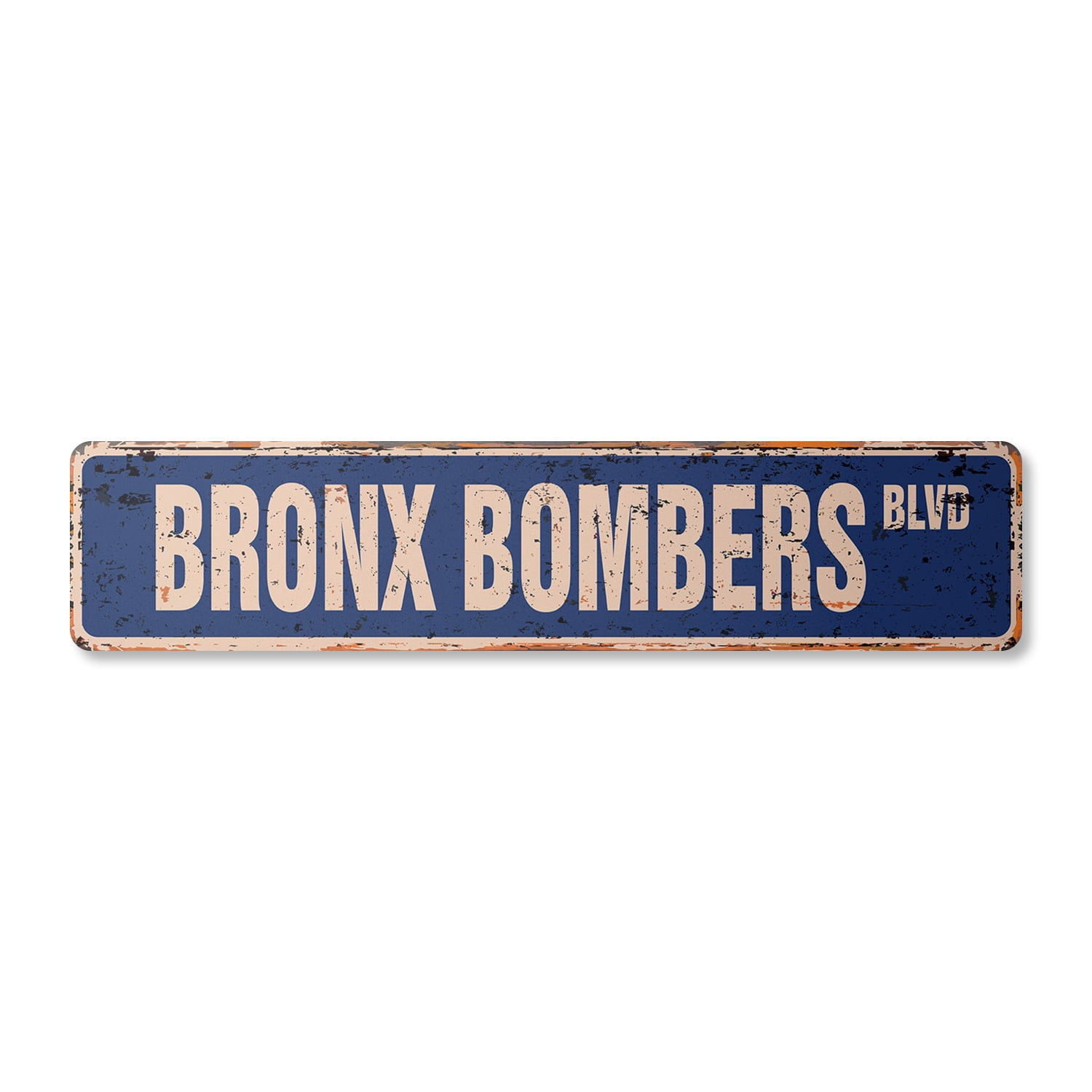 BRONX BOMBERS Vintage Aluminum Street Sign new york baseball fan NY ...