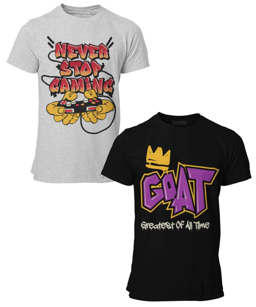 BROOKLYN VERTICAL 2-Pack NASA Mens Short Sleeve Crew Neck T-Shirt with ...