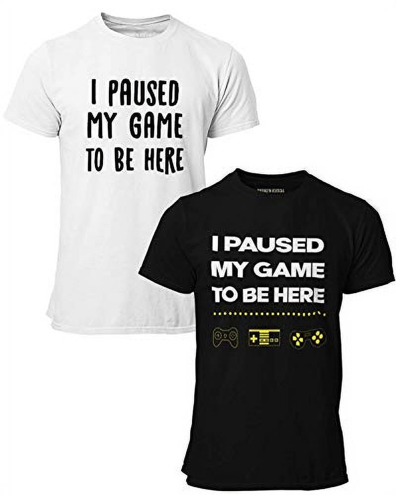BROOKLYN VERTICAL 2-Pack Video Gamer Gaming Short Sleeve Crew Neck T ...