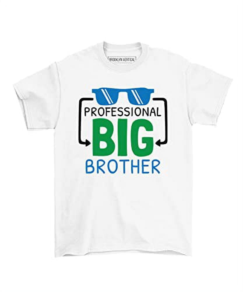 BROOKLYN VERTICAL Big Brother T-Shirt for Big Bro Announcement ...
