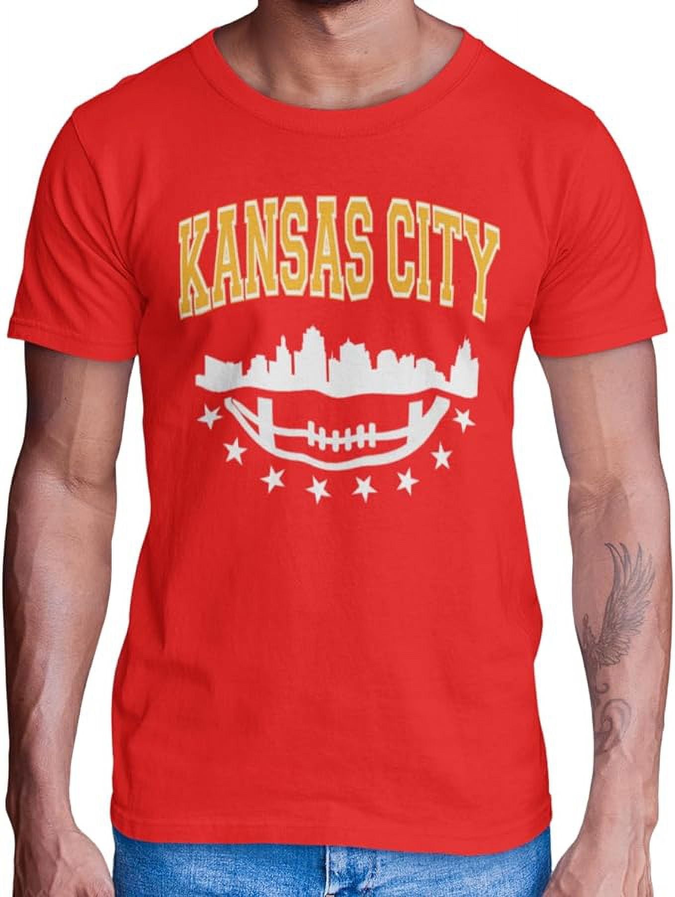BROOKLYN VERTICAL Football Fan T-Shirt Short Sleeve - Walmart.com