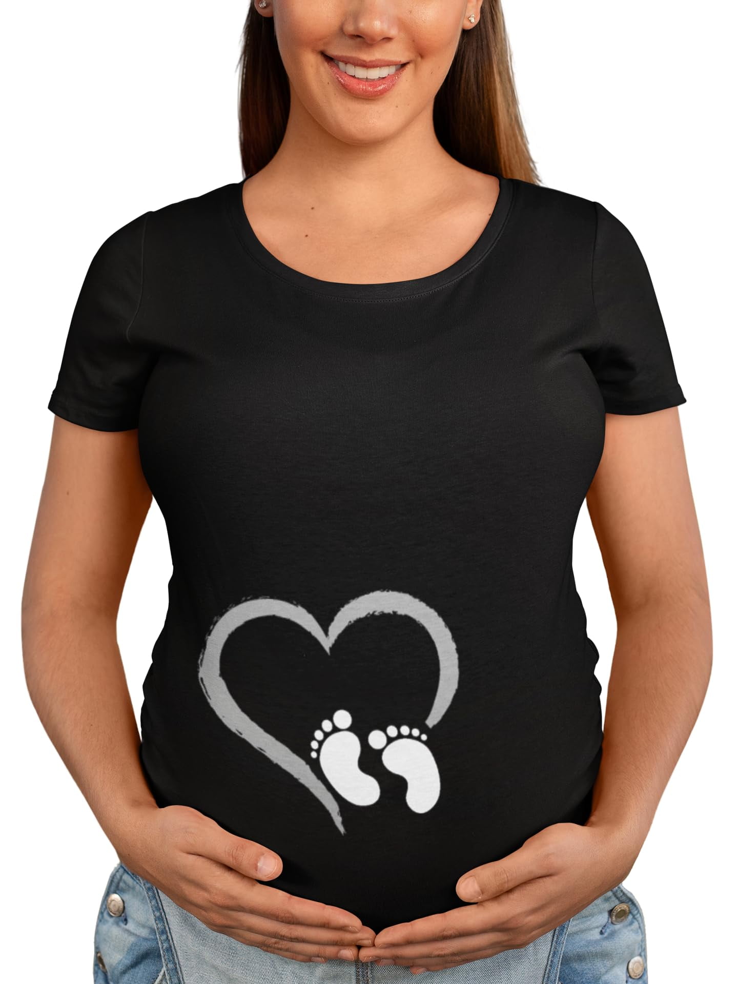 BROOKLYN VERTICAL Maternity Cute Funny New Mom Pregnancy Announcement ...