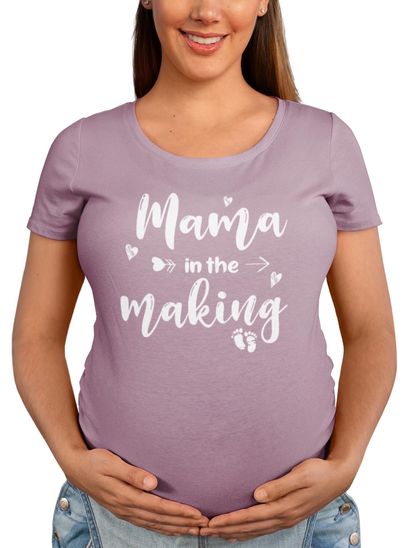 BROOKLYN VERTICAL Maternity Cute Funny New Mom Pregnancy Announcement ...