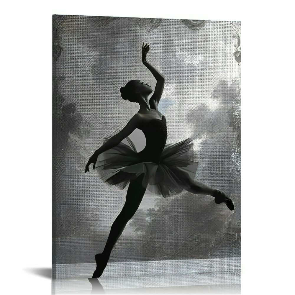 BROOKMAPLES Dancing Girl Canvas Prints, Dancing Girl Print For Wall ...