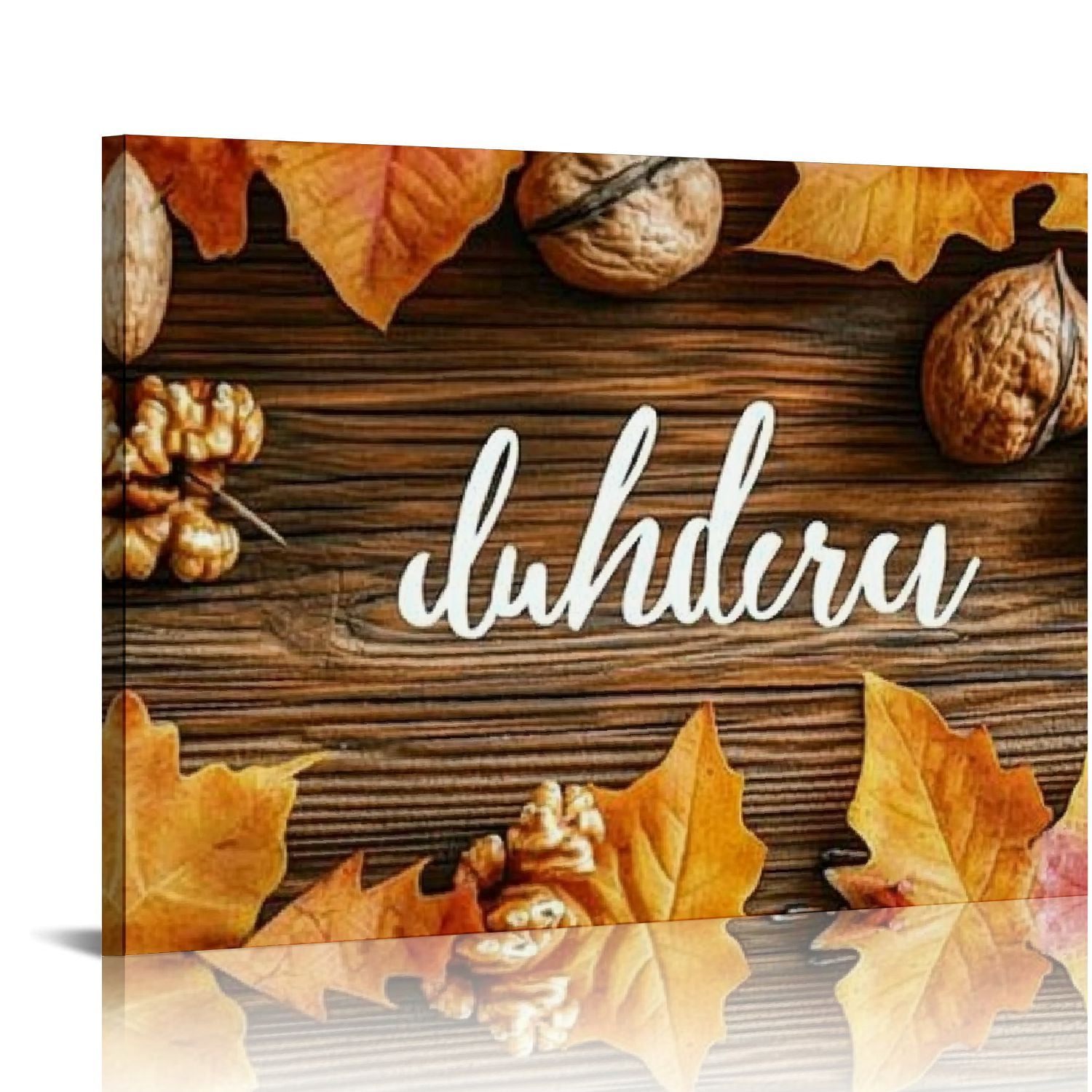 BROOKMAPLES Fall Pictures Wall Decor Maple Leaf Wall Art Colorful ...