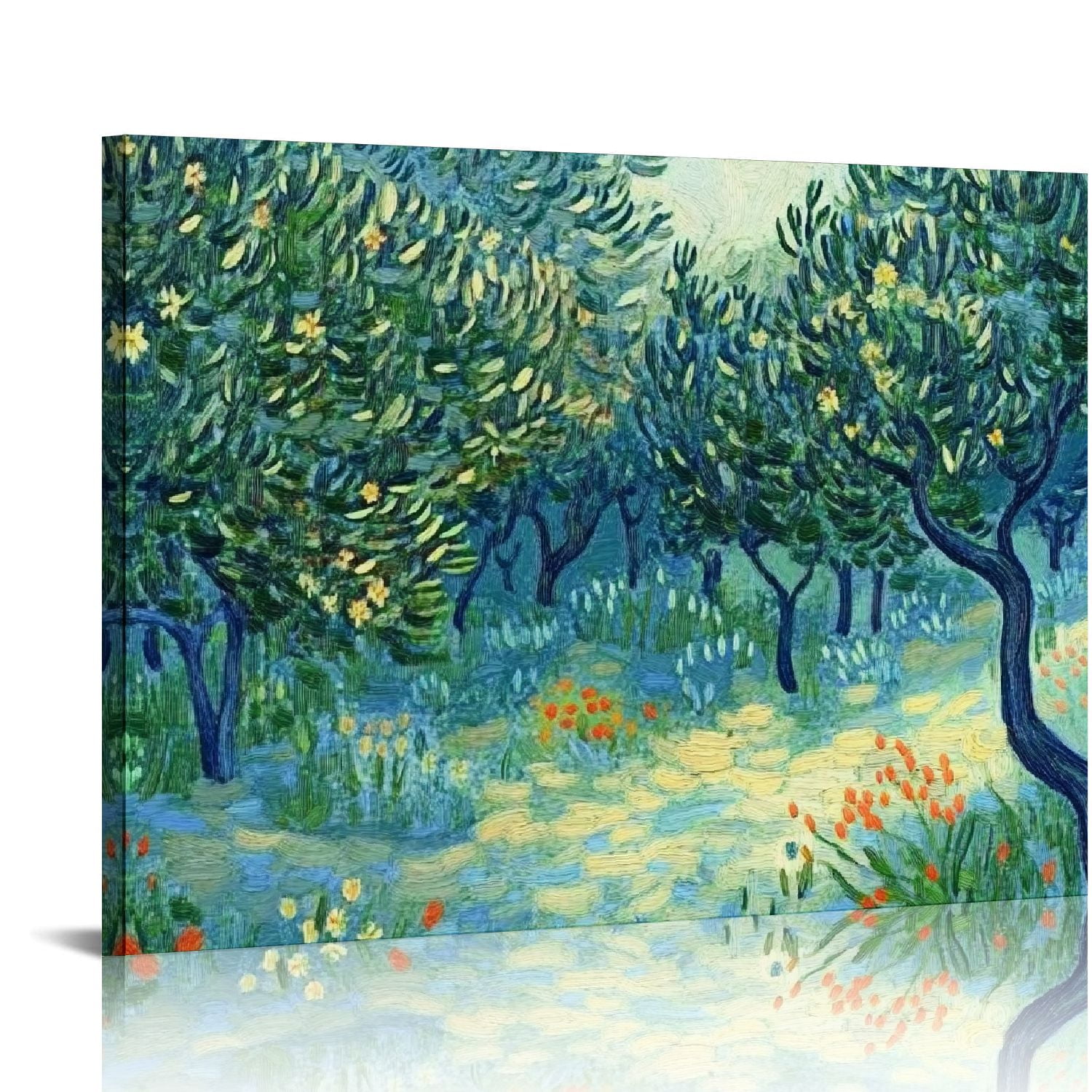 BROOKMAPLES Van Gogh Wall Art - Olive Grove Painting - impressionism ...