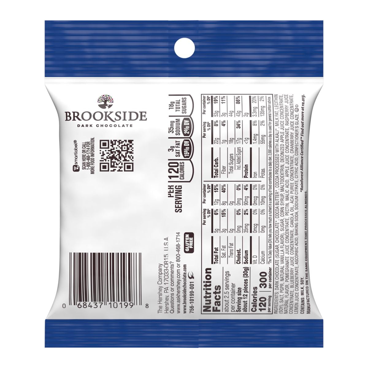 BROOKSIDE DARK CHOCOLATE ACAI BLUEBERRY - Walmart.com