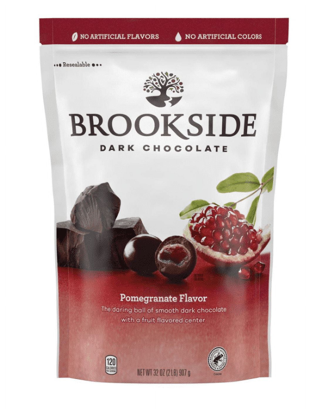 BROOKSIDE Dark Chocolate Covered Pomegranate Candy, Bulk Snacking Bag ...