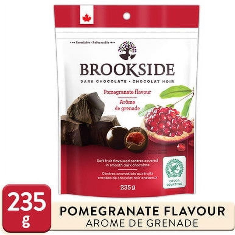 BROOKSIDE Dark Chocolate, Pomegranate Flavour, 235g/8.3 oz {Imported ...