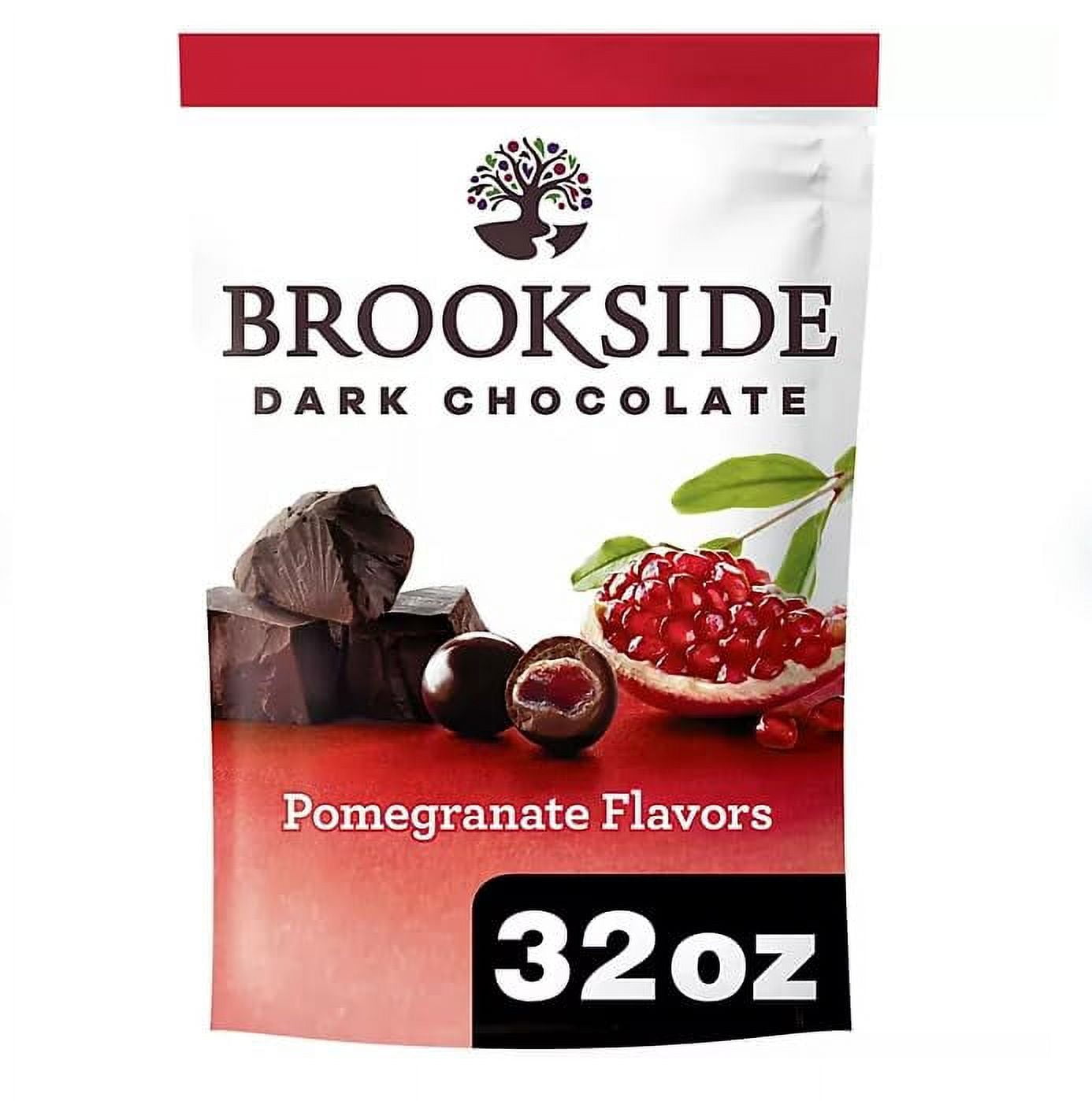 BROOKSIDE Dark Chocolate And Pomegranate Flavored Snacking Chocolate ...