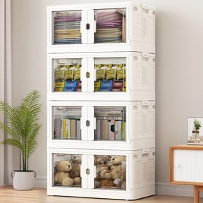 Shop Tall Storage Bins for Organized Home Spaces in Gray and Blue