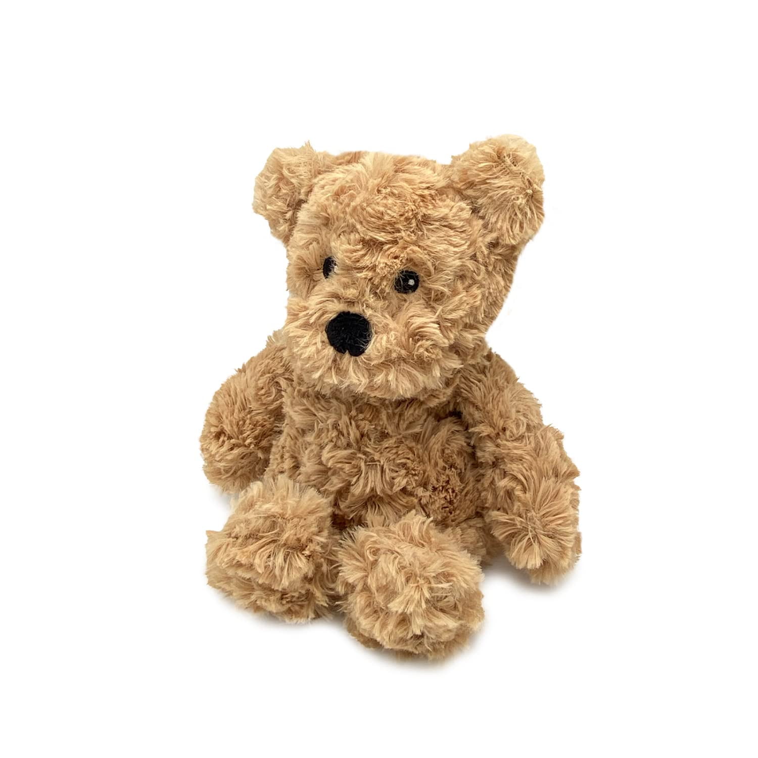 Warmies - Brown Curly Bear Junior, Soft Toy, Microwaveable Cozy Plush ...