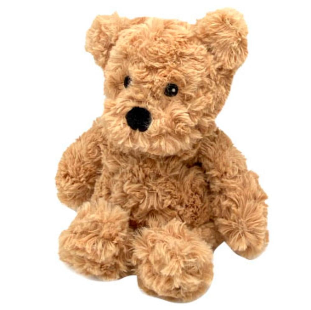 BROWN CURLY BEAR JUNIOR - Warmies Cozy Plush Heatable Lavender Scented ...