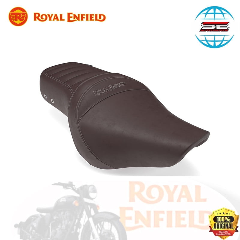BROWN TOURING DUAL SEAT FOR ROYAL ENFIELD ALL NEW BULLET 350 - Walmart.com