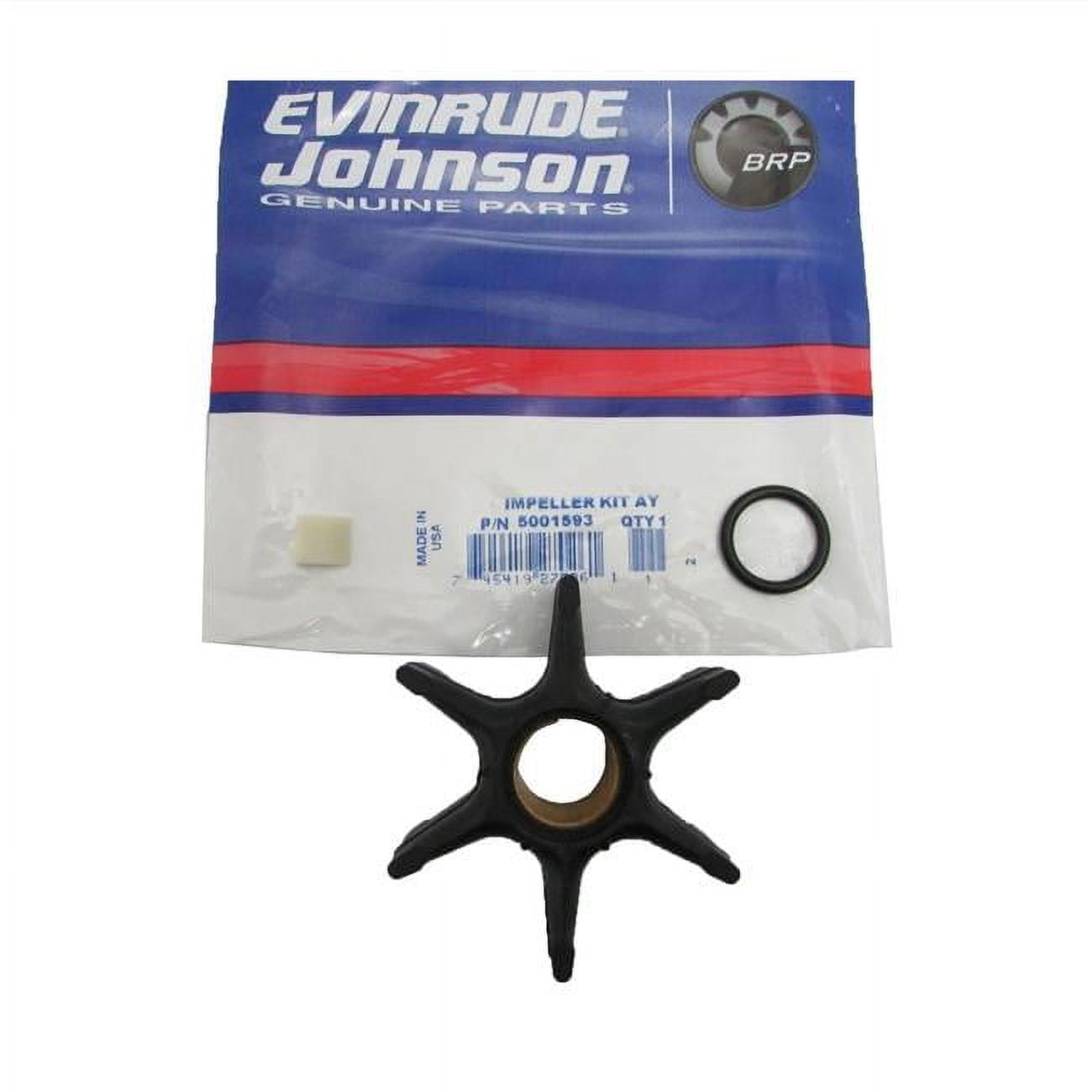 OMC Johnson Evinrude Impeller Kit 5001593 OEM - Walmart.com