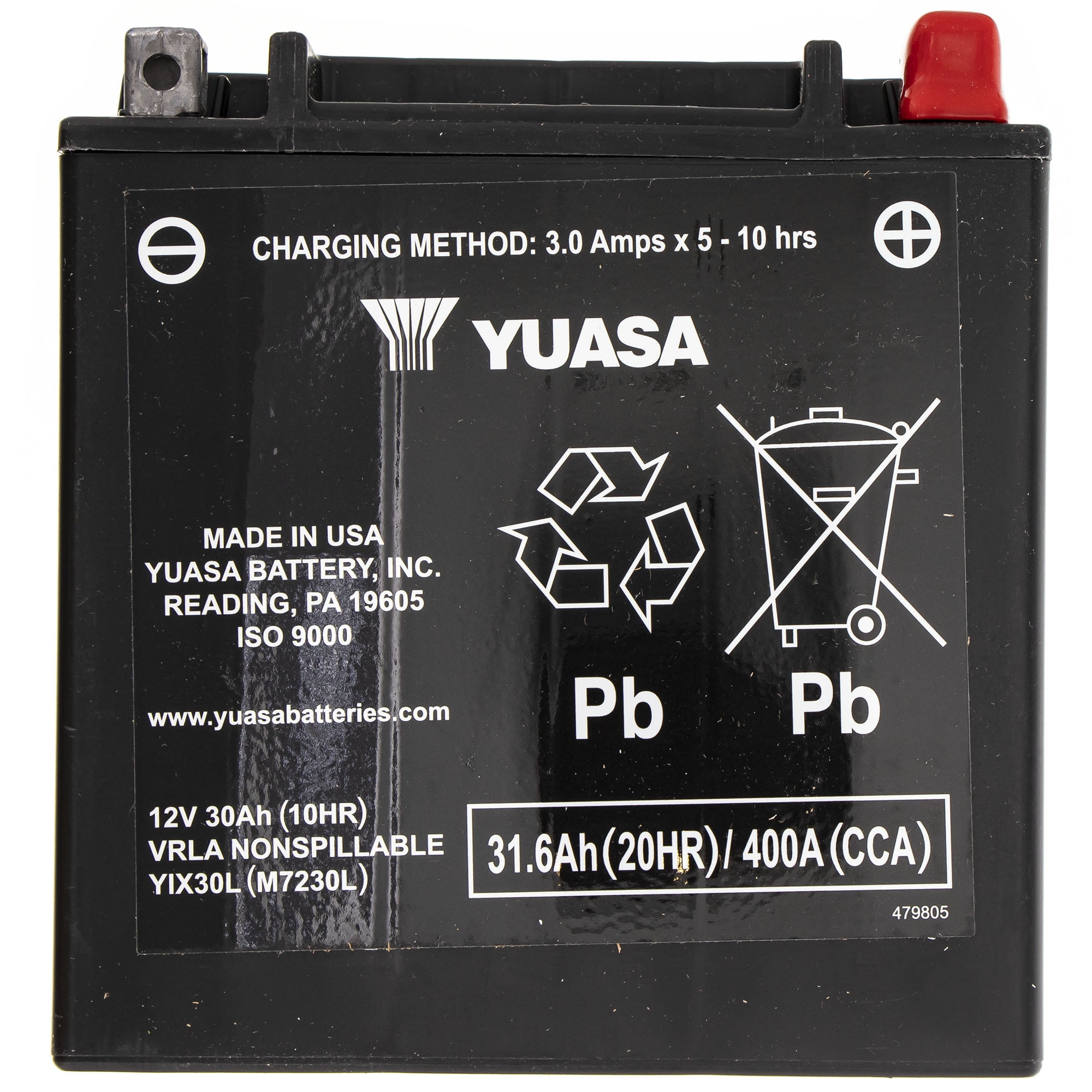 BRP 515176151 Genuine OEM 30 Amp AGM Battery for Ski-Doo, Can-Am Models ...