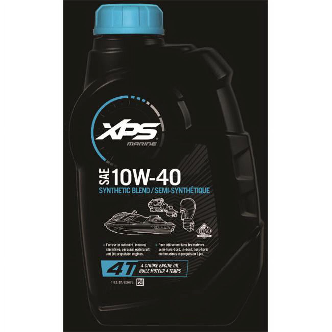 BRP 779440 1 qt XPS Synthetic Oil for 10W40 - Walmart.com