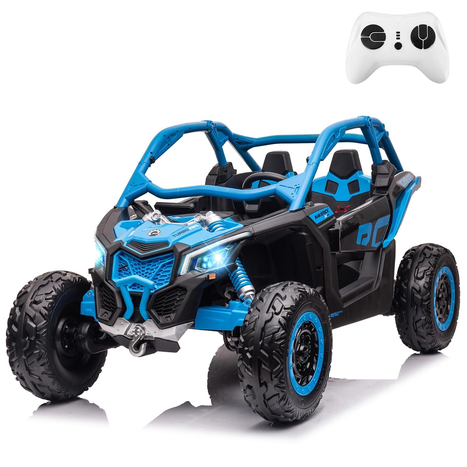 BRP Can-Am Licensed 2 Seats Ride on UTV with Remote Control for Kids, 2 ...