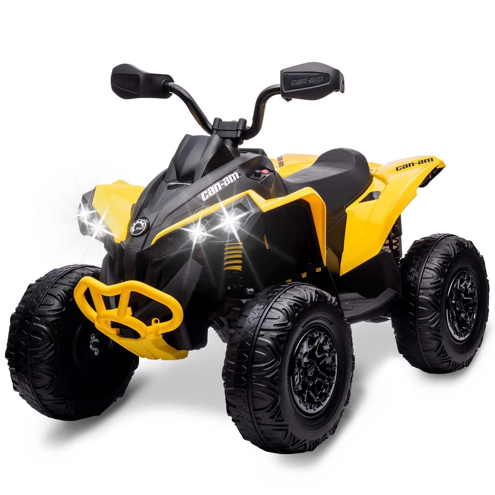 BRP Can-am 4 Wheeler Quad Electric Ride-On Toy Car for Kids - Walmart.com
