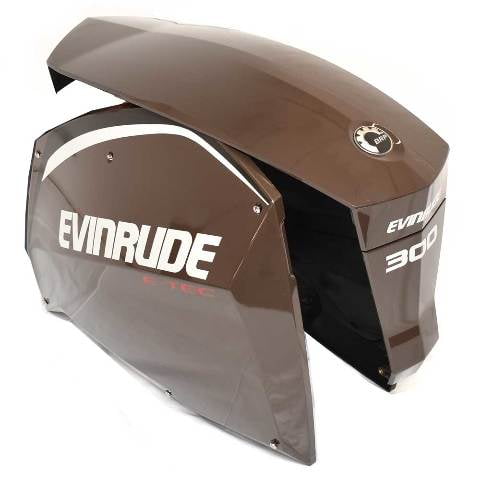 BRP Evinrude Boat Outboard Cowling Kit | E-TEC 300 HP Brown (Set Of 4 ...