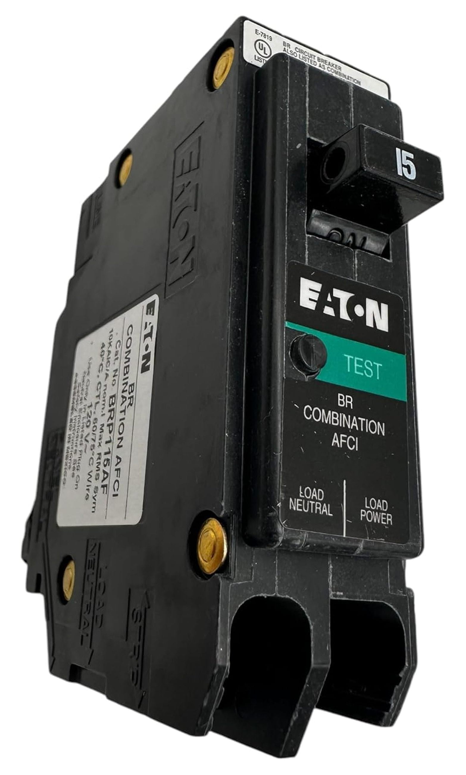 BRP115AF Eaton 15 amps Combination AFCI Single Pole Circuit Breaker ...