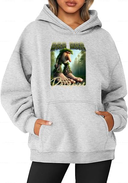 BRR BRR Patapim Meme Hoodie Italian Cursed Animal Design Funny Humor ...