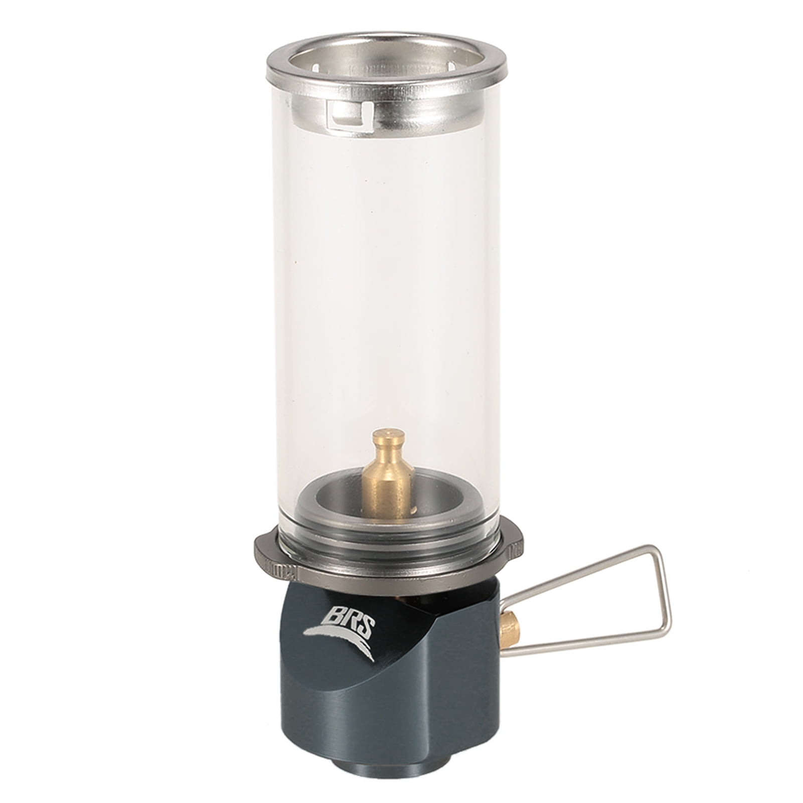 Compact Butane Gas Lamp Lantern with Fuel Case, Glass Shade for Camping ...