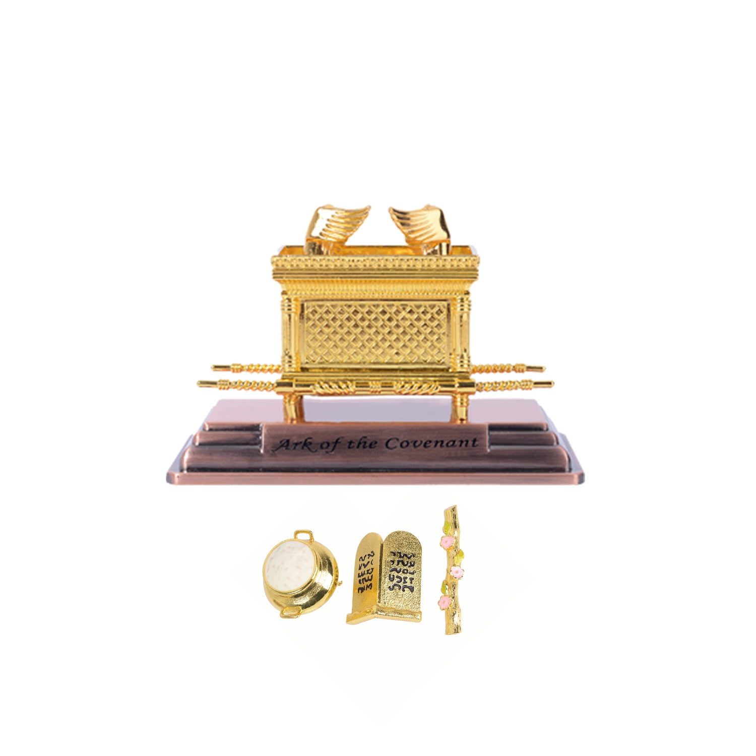 BRTAGG The Ark of the Covenant Replica with Contents, Gold Plated ...