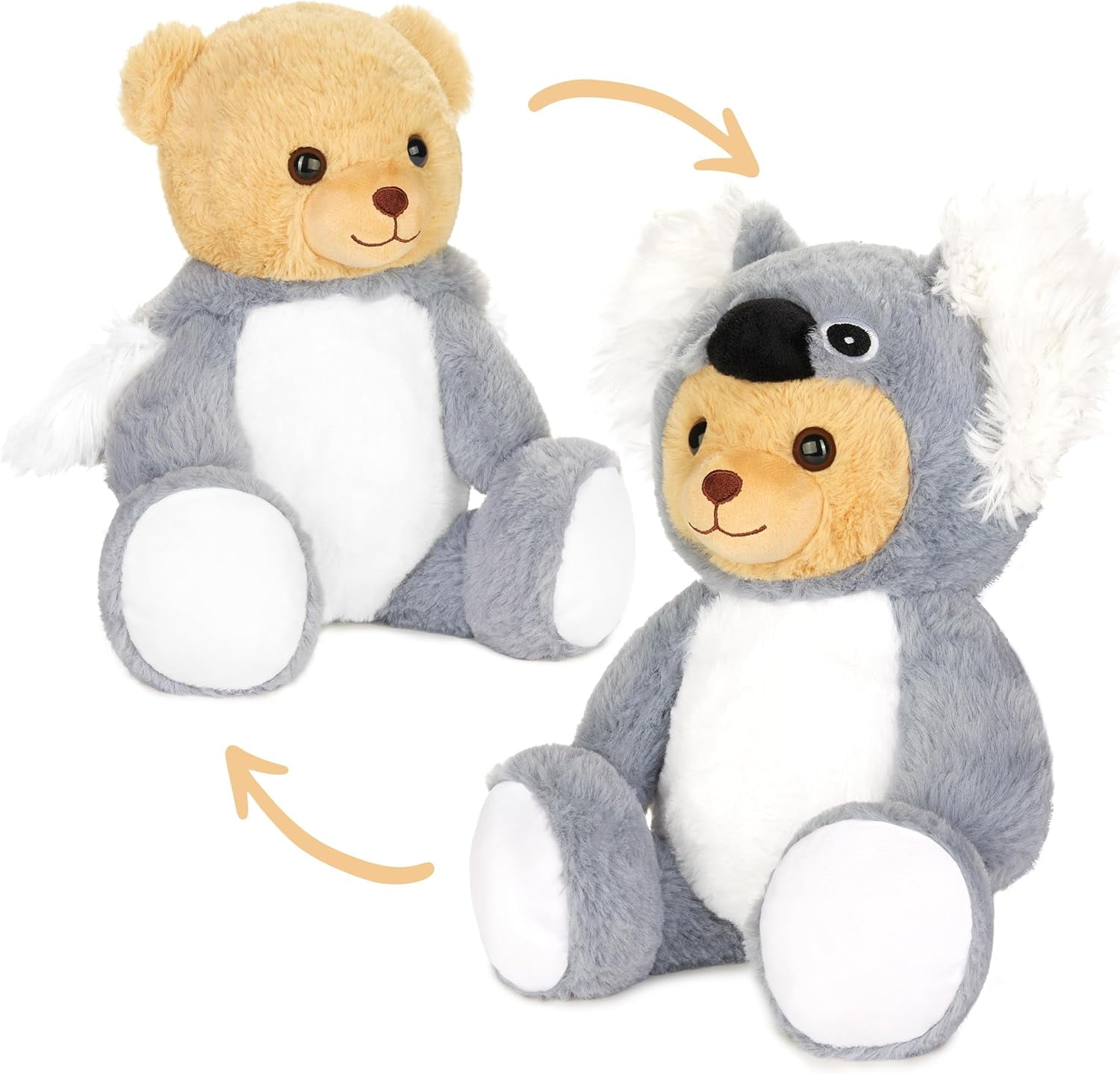 BRUBIES Teddy Koala - 10 Inch Teddy Bear in Koala Costume with Hood ...