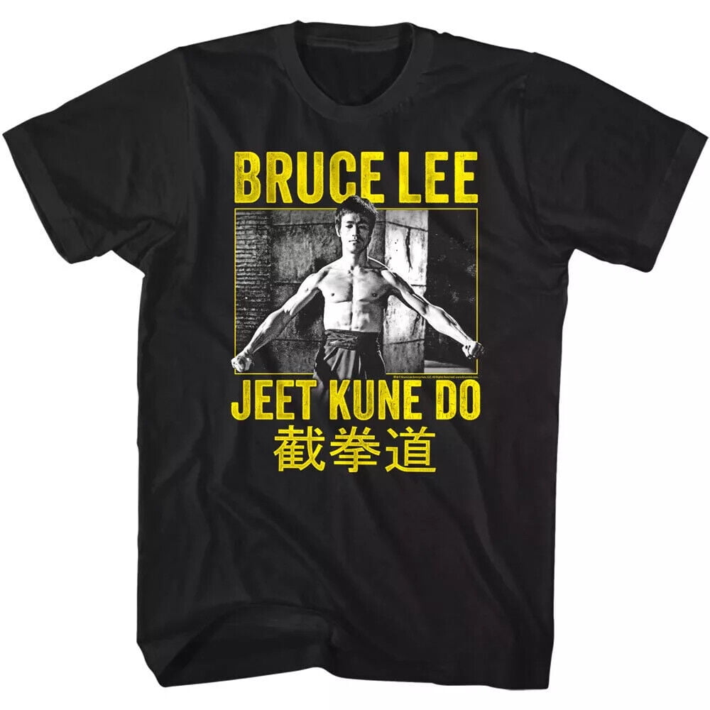 BRUCE LEE JEET KUNE DO MEN'S T SHIRT CHINESE SYMBOLS NINJA MASTER ...