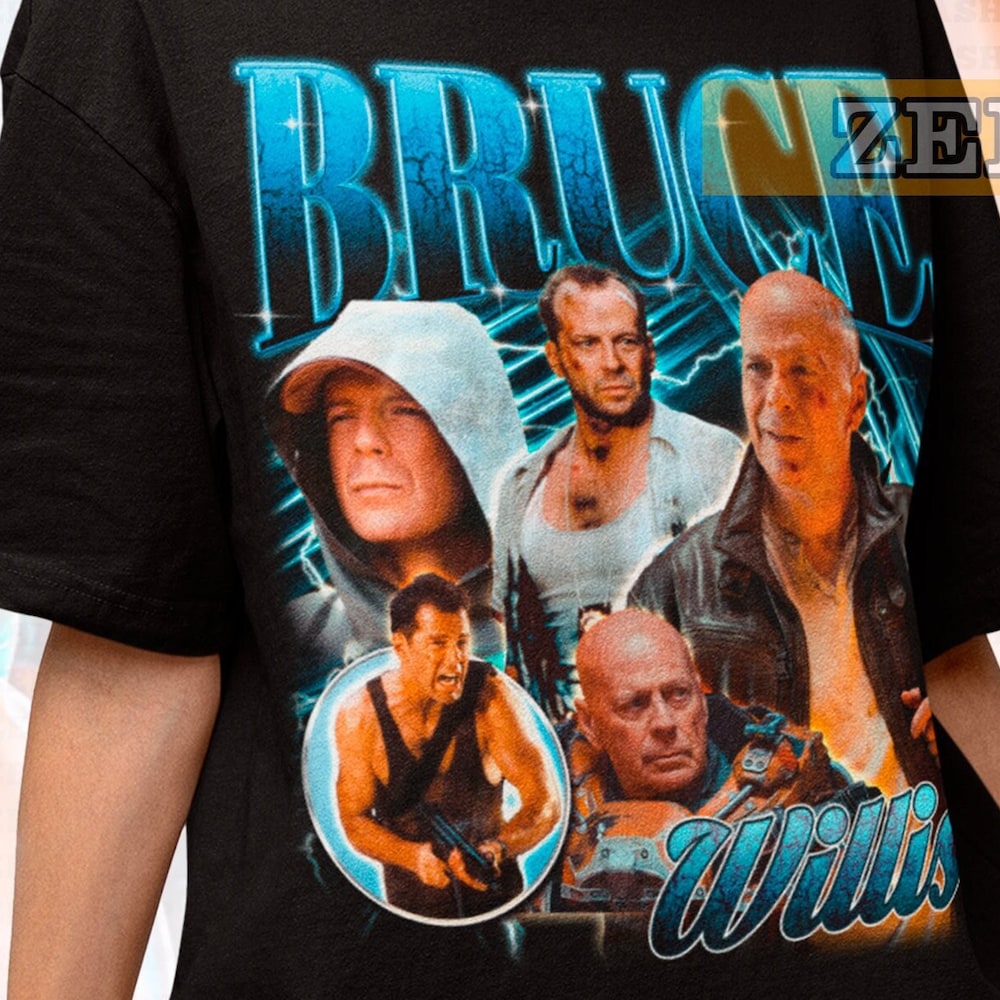 BRUCE WILLIS Retro 90er Jahre Shirt - Legende von BRUCE WILLIS ...