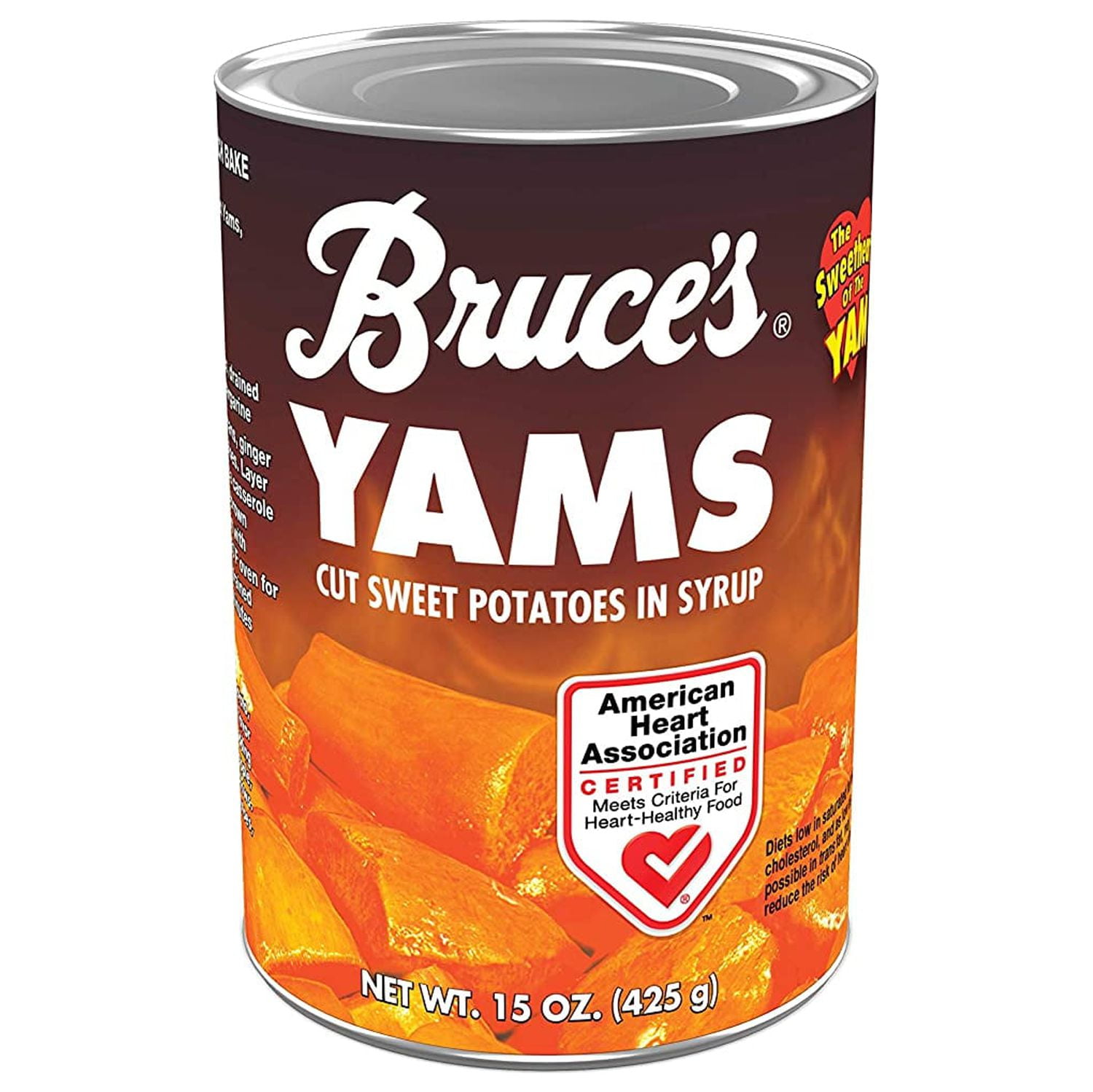 Bruces Yams Yams Cut Sweet Potatoes In Syrup 15 Oz Pack Of 12