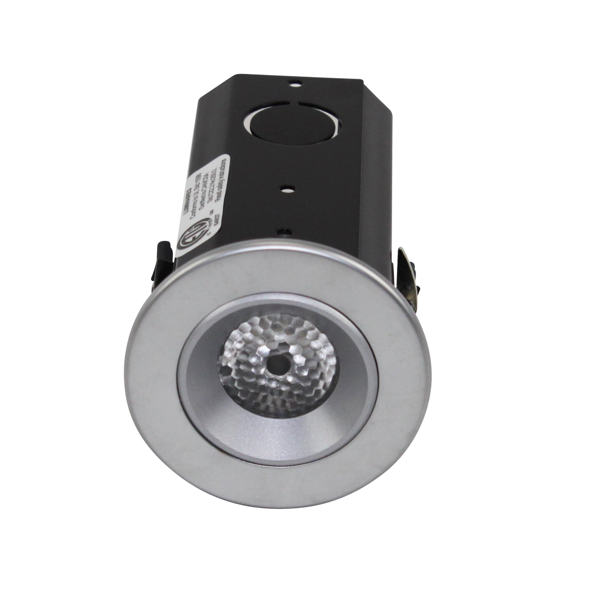 BRUCK LEDRA 135653-1 RECESSED LED PUCK / TASK LIGHT. BRUSHED FINISH ...