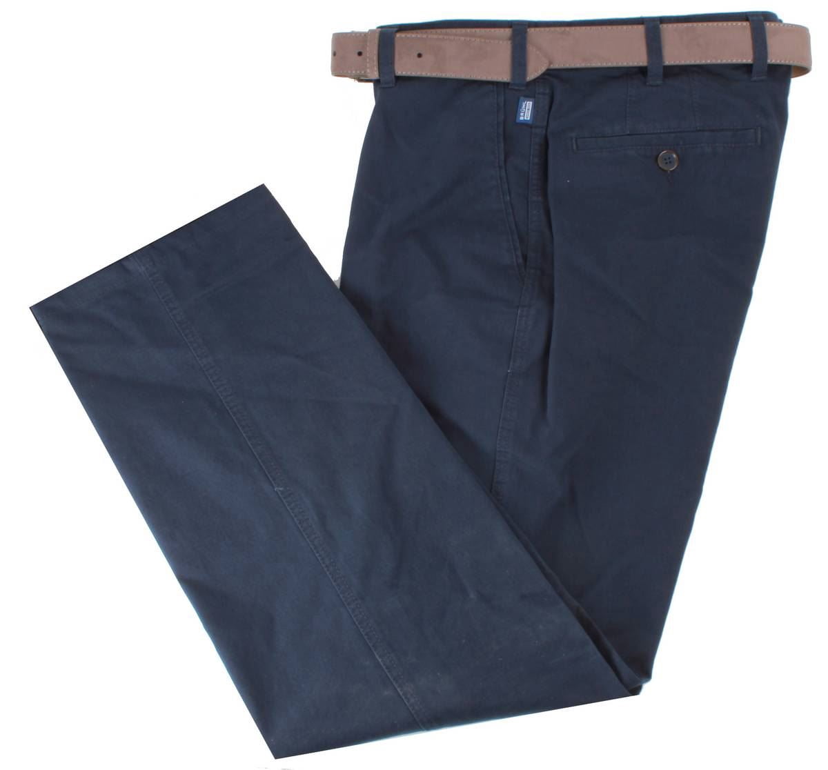 BRUHL Montana Nanotec Gabardine Stretch Chinos - Marine Navy - Walmart.com