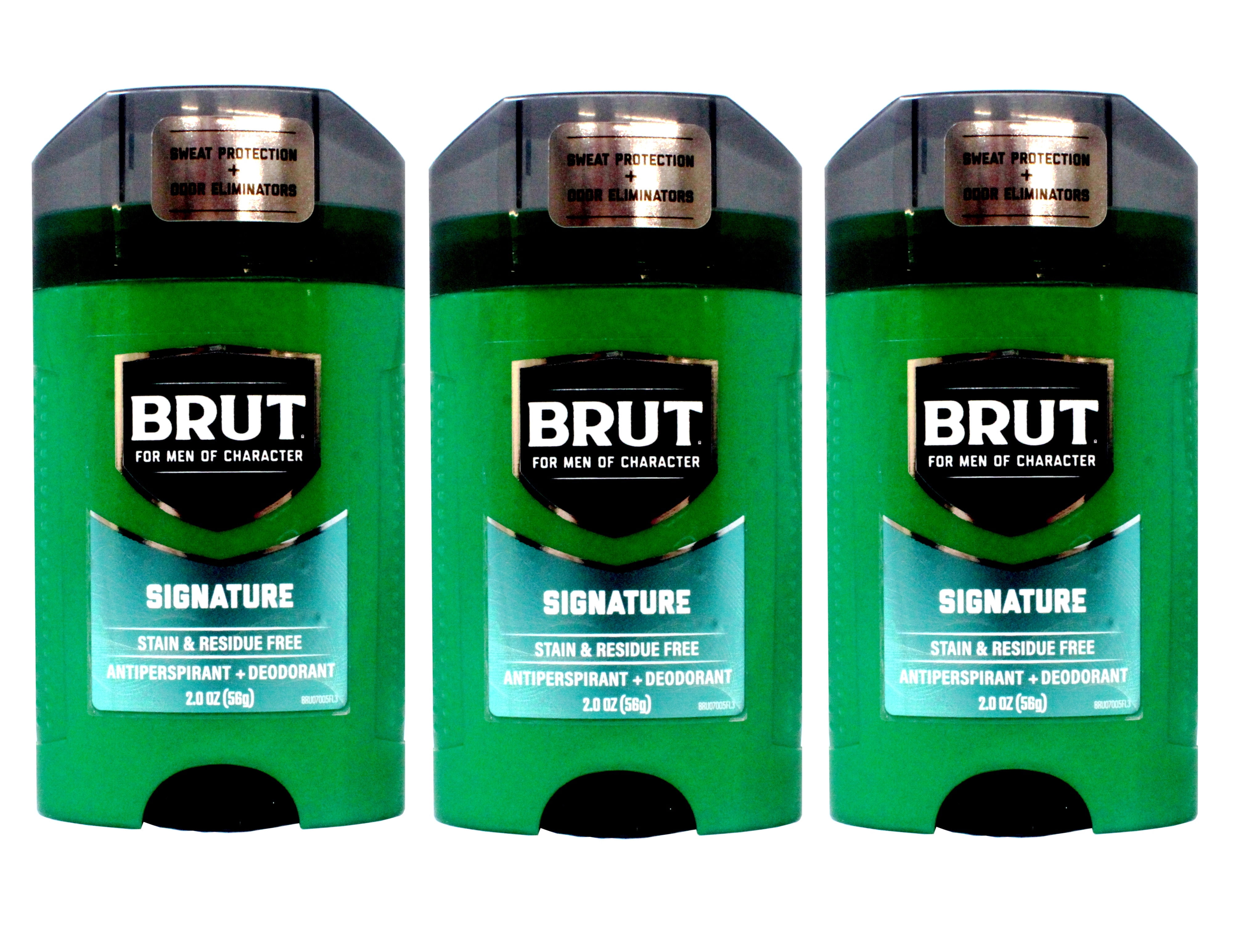 BRUT Antiperspirant + Deodorant Stick Signature, Stain & Residue Free ...