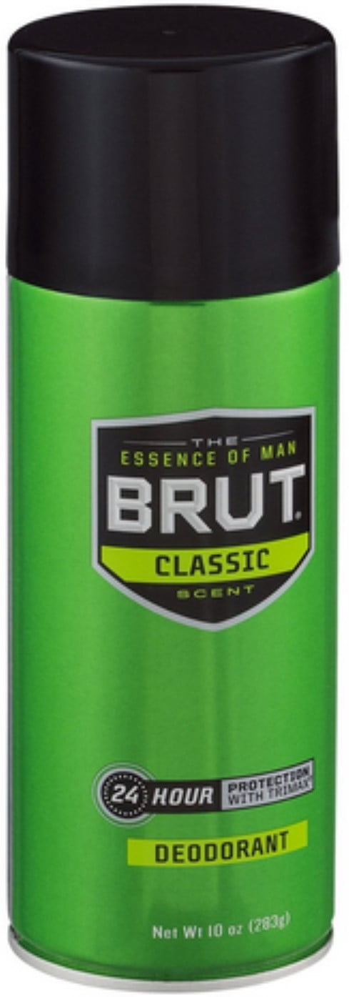 BRUT Aerosol Deodorant Spray, Classic Scent, 10 oz - Pack of 4 ...