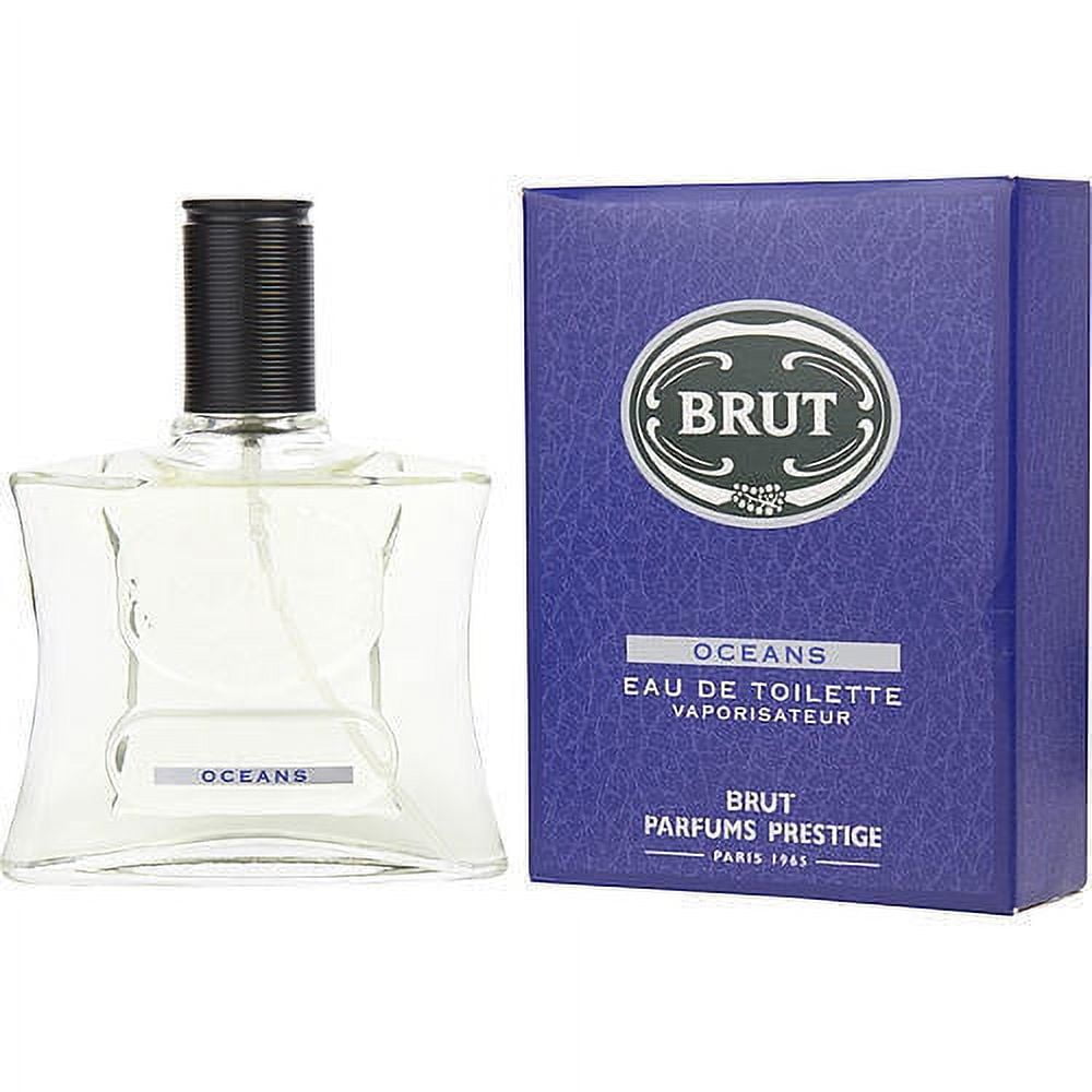BRUT OCEANS by Faberge 3.3 oz EDT Spray for Men - Dive into a sea of ...